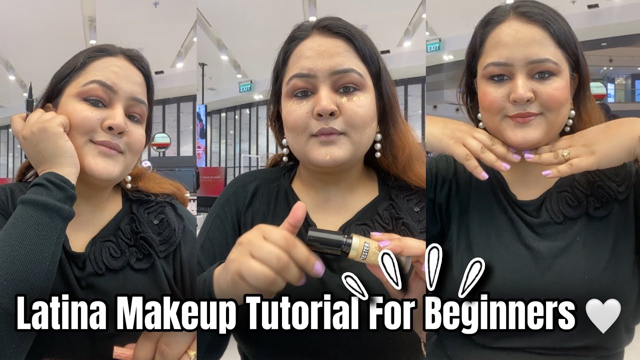Latina Makeup Tutorial For Beginners | Simple Latina Makeup ...