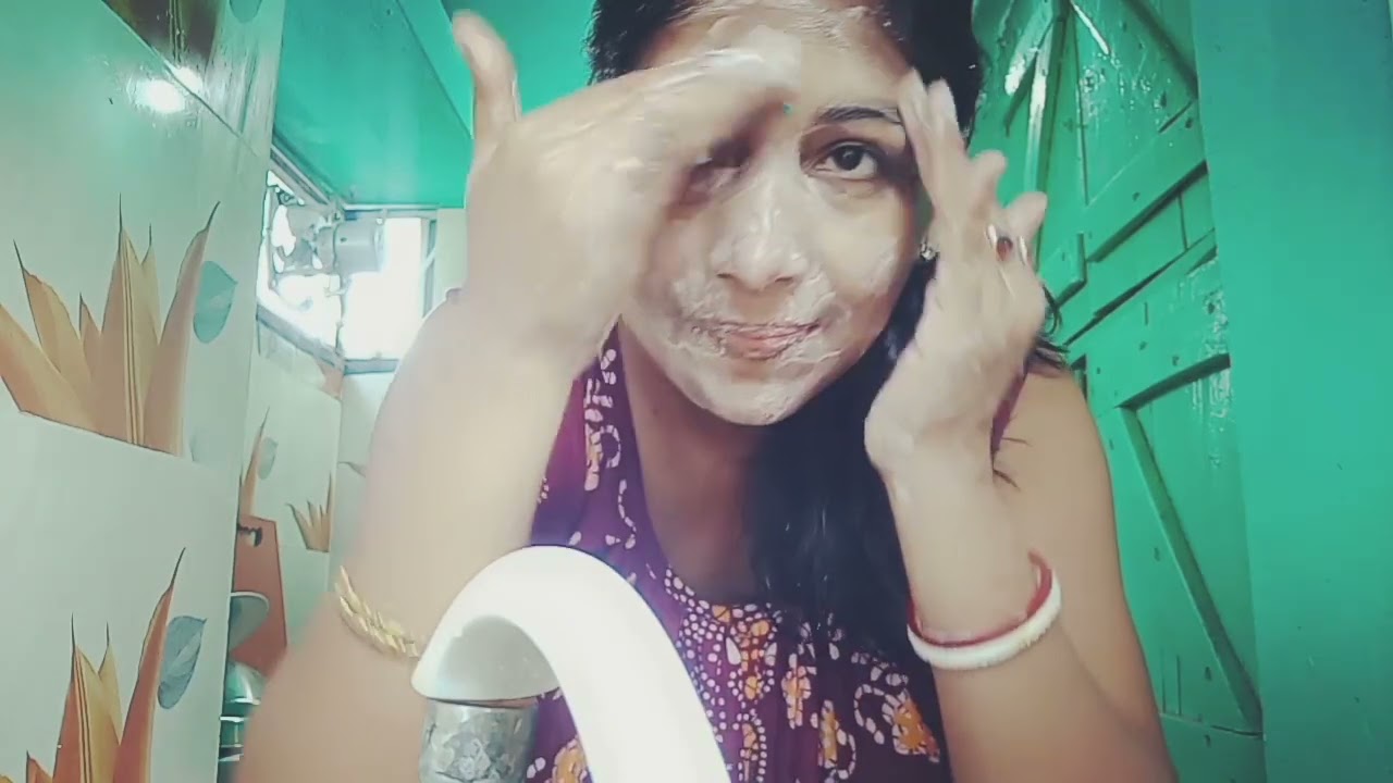 Cleaning vlog/Face wash n cleaning routine washing vlog ♥️ @Purni ...