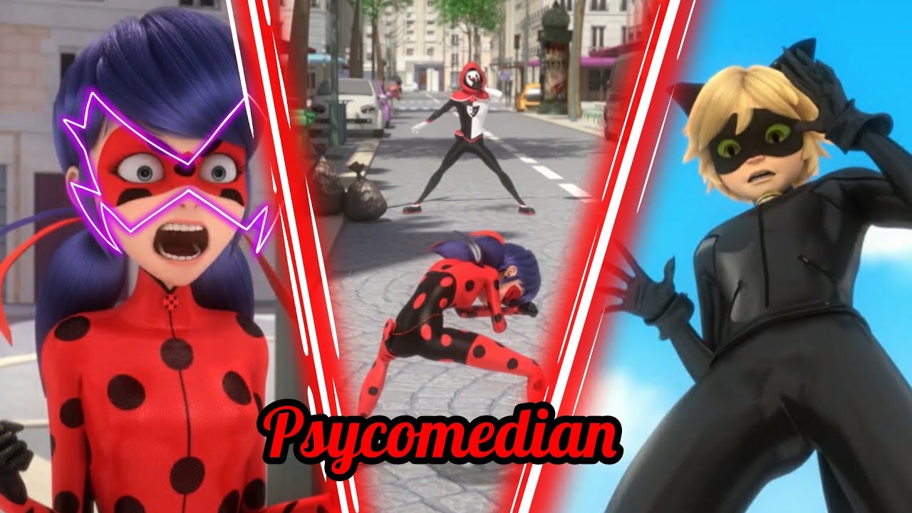 Trailer novo do episódio Psycomedian 🚨 Ladybug irá ser pega pelos ...