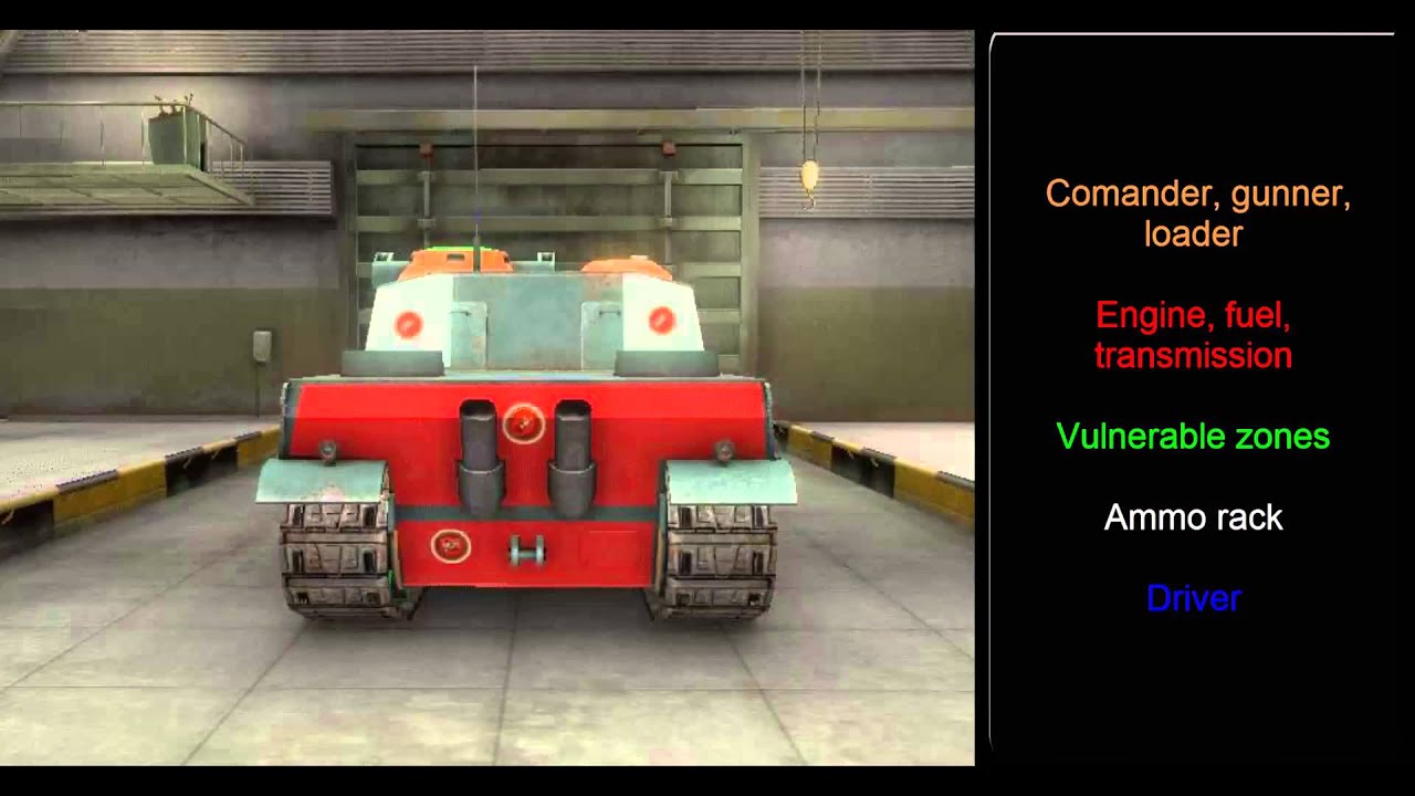 World of Tanks | AMX AC Mle. 46 Hit Zones / Weak Spots - Tier 7 French ...