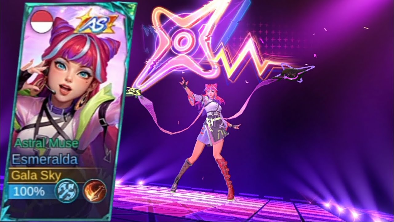 Review Skin Esmeralda All Star Astral Muse - Mobile Legends - YouTube