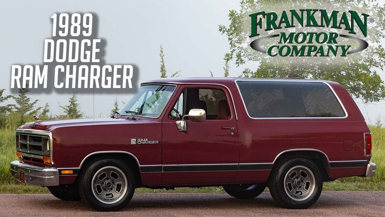 Ultimate Throwback: 1989 Dodge Ram Charger! - Frankman Motor Co. - Walk ...
