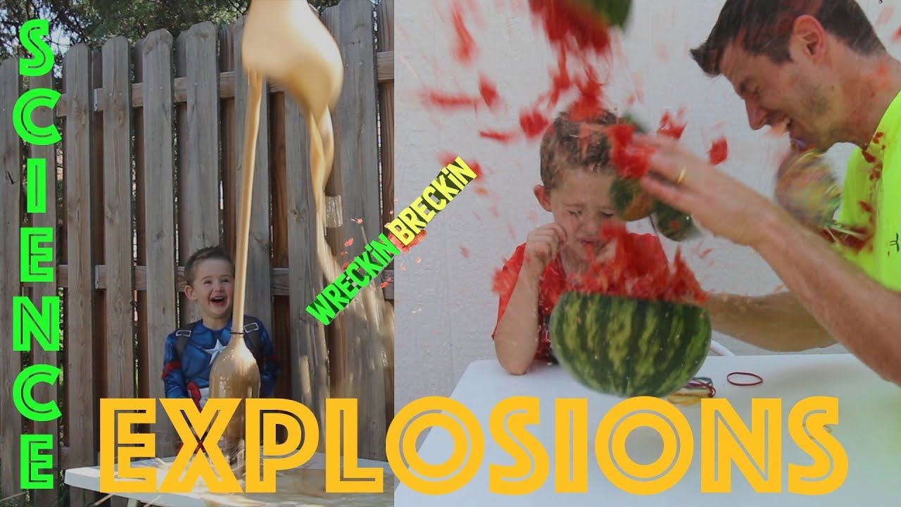 Youtube Kids Science - EXPLOSIONS - Kids Science Experiments ...