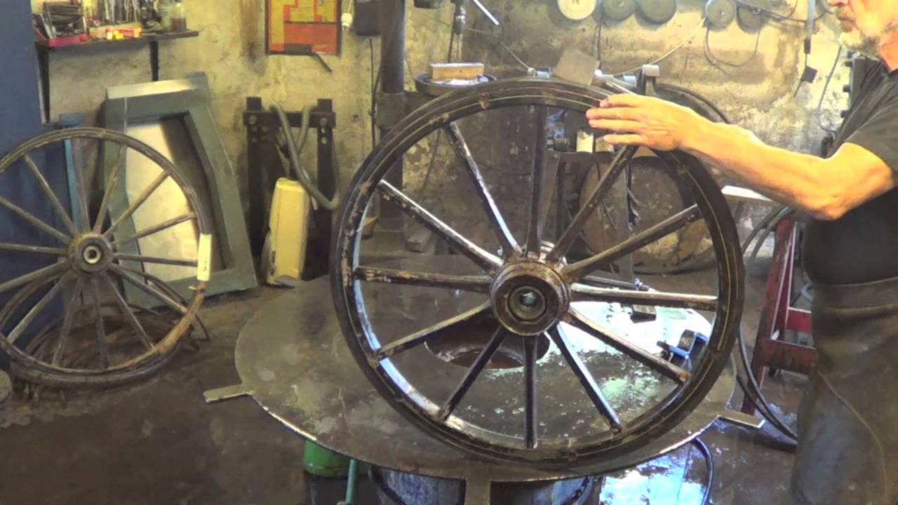 How the wheel is taking the iron channel - YouTube