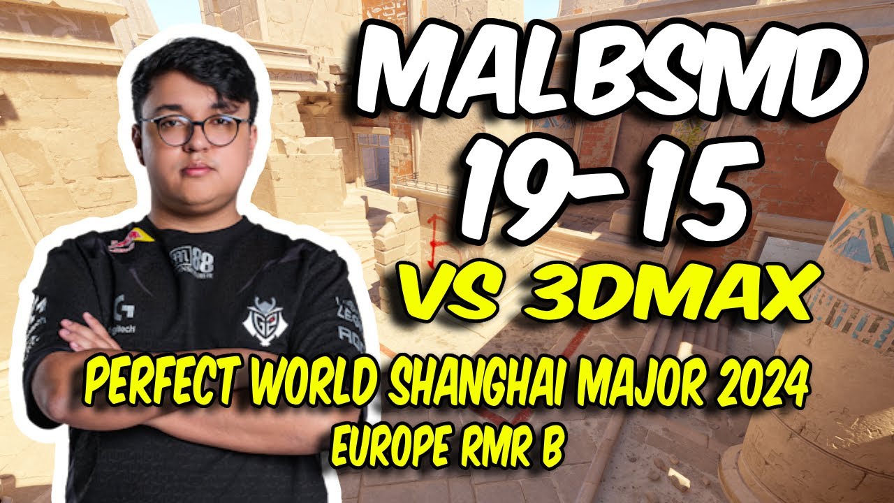 G2 malbsMd (19/15) vs 3DMAX (Anubis) @ Perfect World Shanghai Major 2024 Europe RMR B | CS2 POV ...