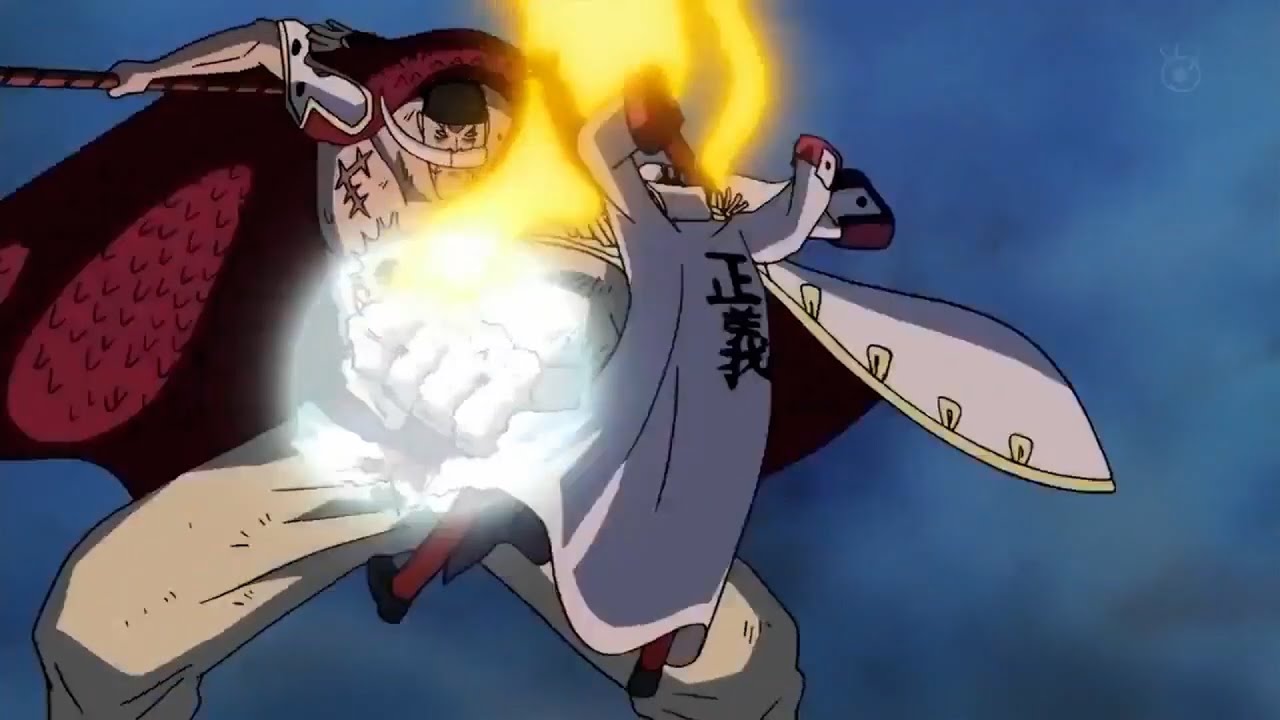 Whitebeard vs Akainu Full Fight !! | Whitebeard came to save Ace - YouTube