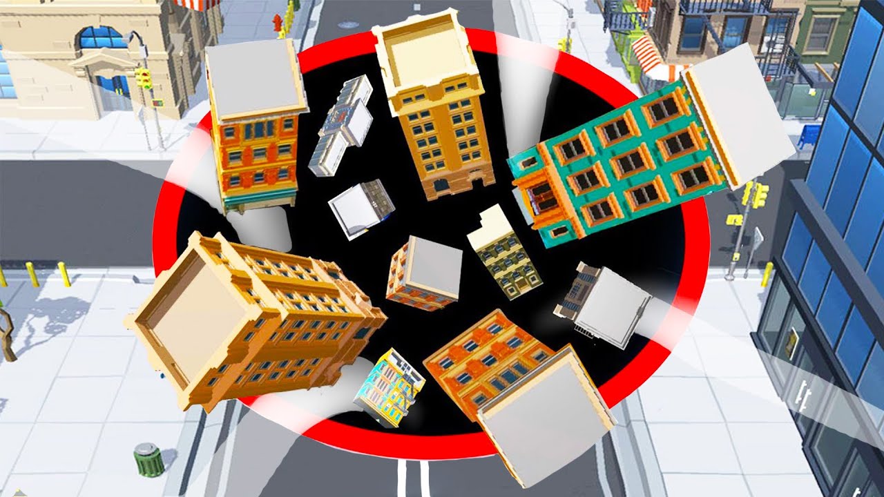 EATING AN ENTIRE CITY! (Hole.io) - YouTube