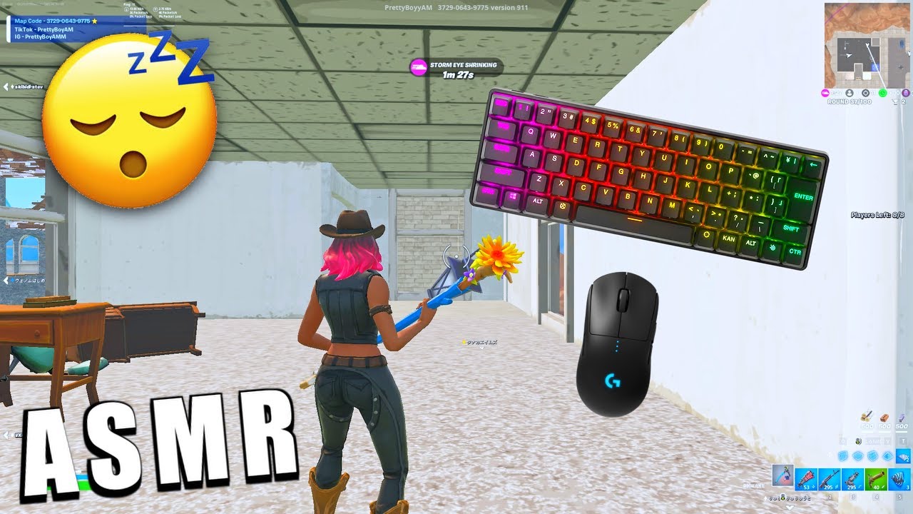 SteelSeries Apex Pro Mini ASMR 😍 Piece Control 1v1🏆Relaxing Sounds 🎧 ...