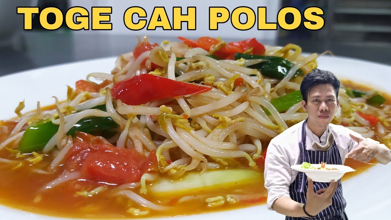 Cara memasak toge cah polos, resep restoran | ala nanang kitchen - YouTube