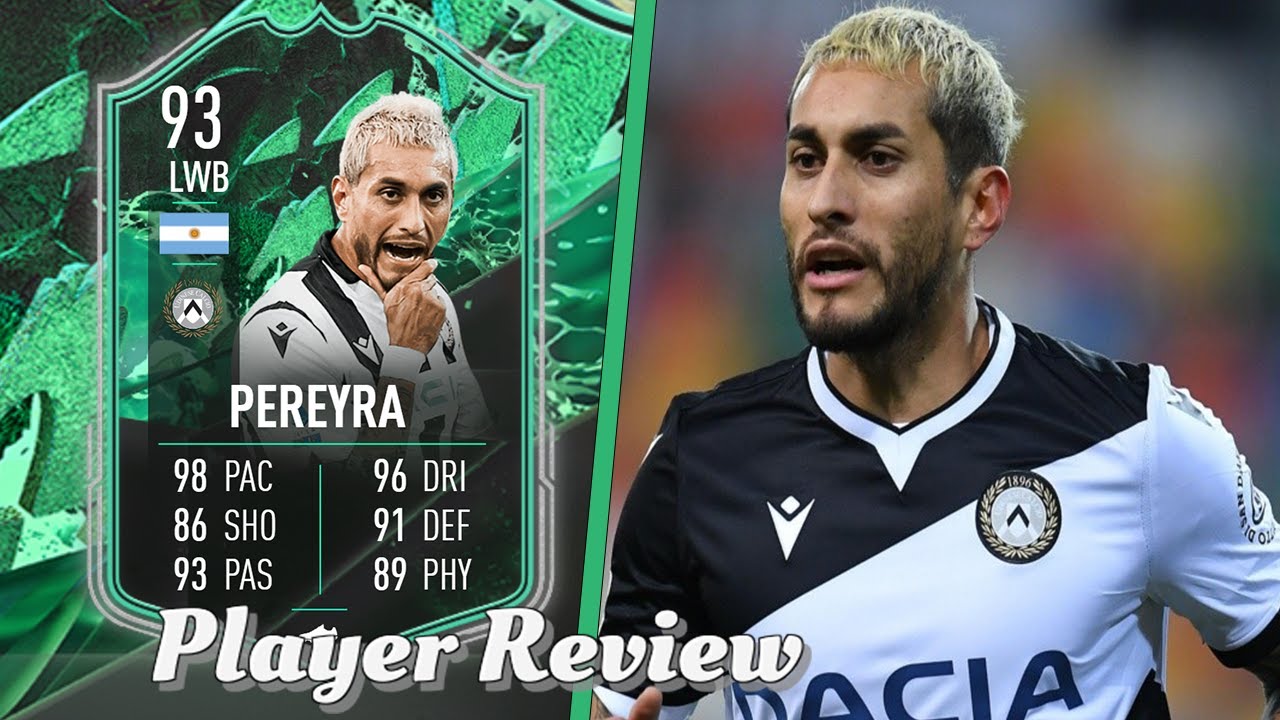 VERSATILE BEAST!🔥 93 SHAPESHIFTERS PEREYRA PLAYER REVIEW! FIFA 22 ...