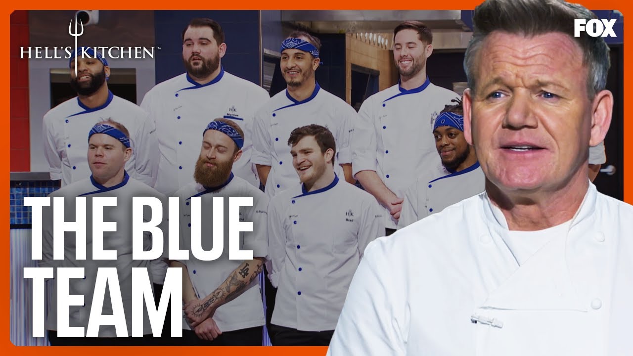 Gordon Ramsay & Jason Santos Introduce The Blue Team | Hell’s Kitchen ...