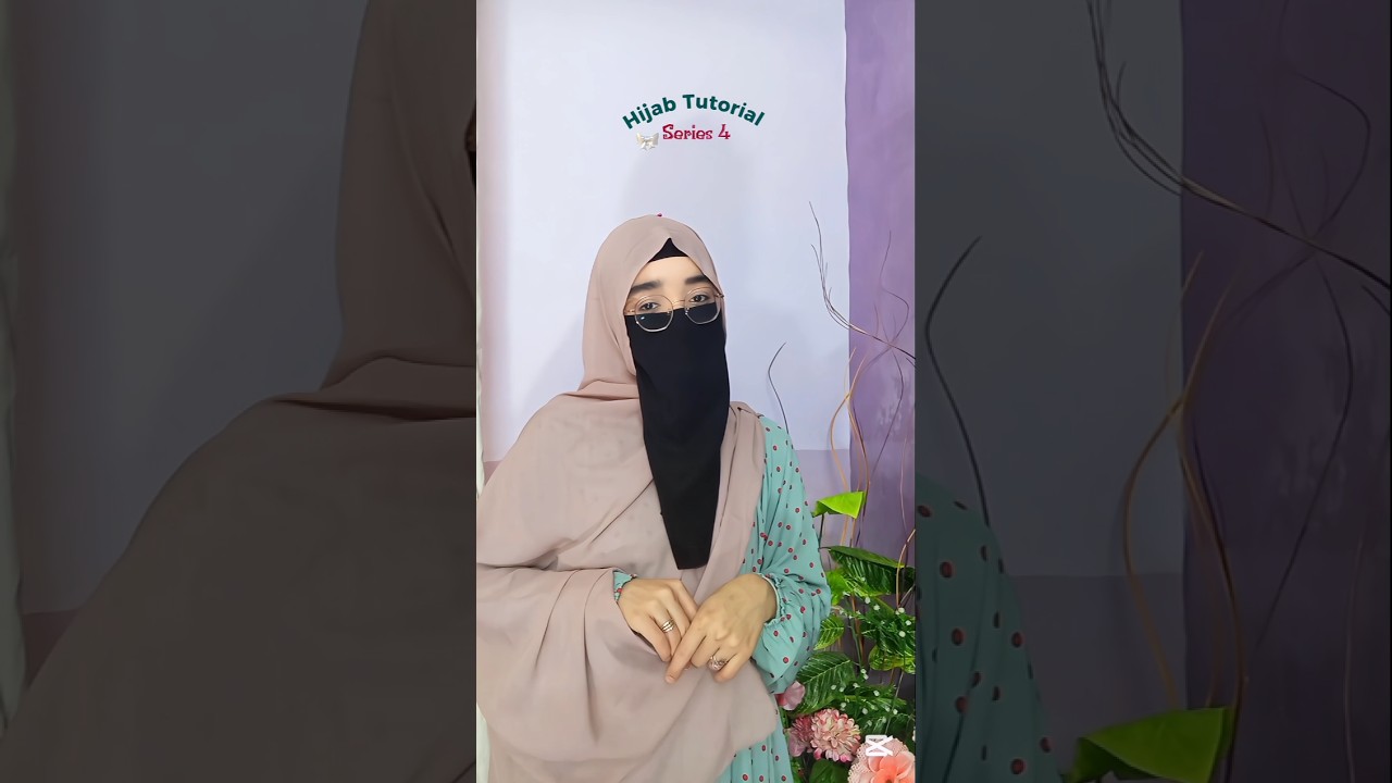 Hijab tutorial #firstvlog #hijab #hijabtutorial - YouTube