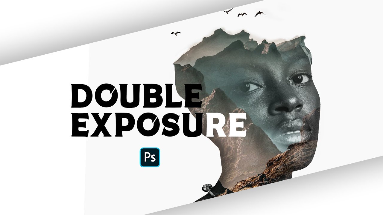 Comment faire un effet de double exposition ? [TUTO PHOTOSHOP ] - YouTube