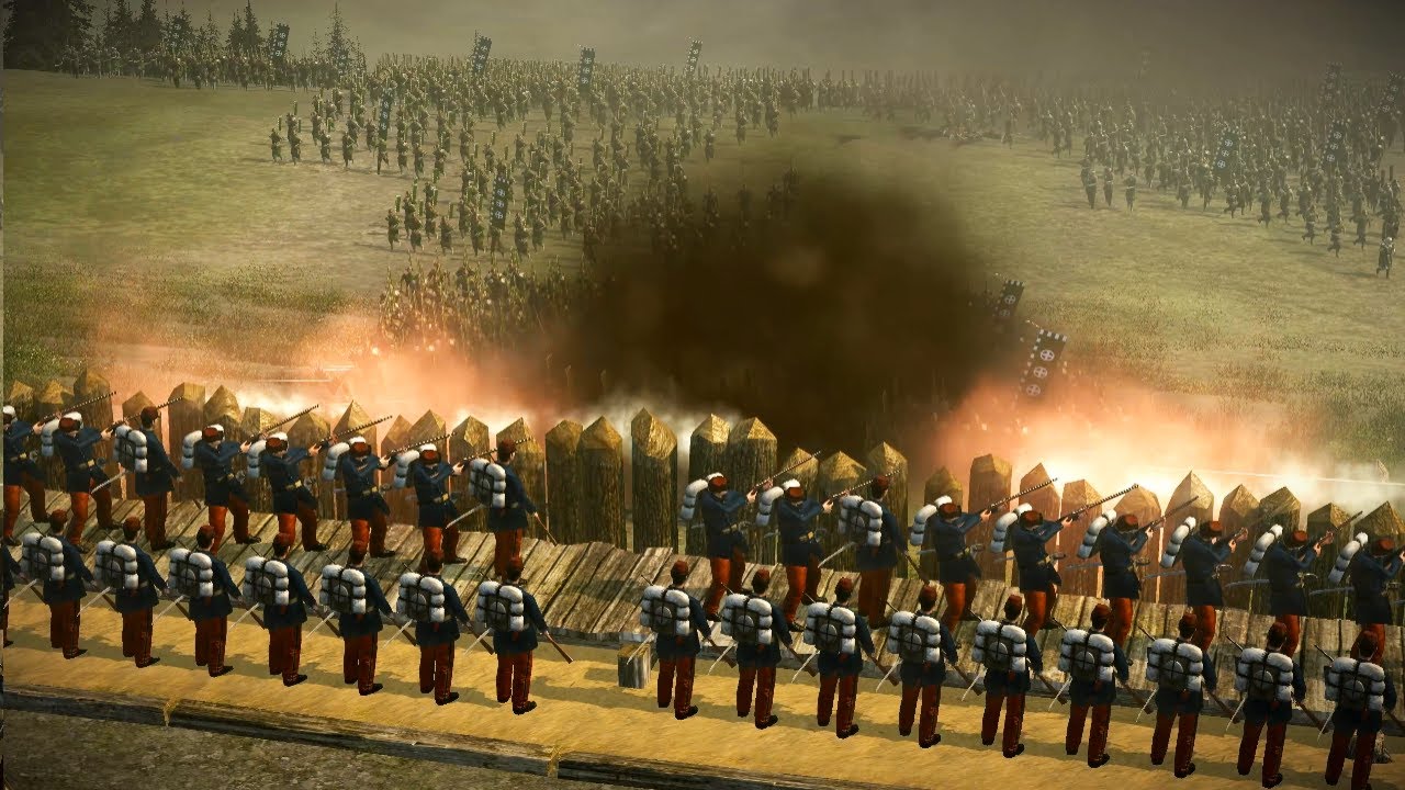 New Japanese Army VS Samurai (Battle in Fortress) | Total war Shogun 2 ...
