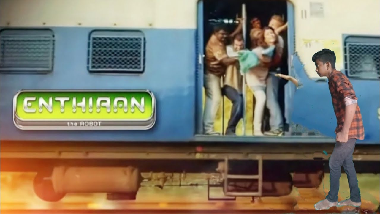 ENTHIRAN Chitti Wants To save sana VFX scene | King of maran - YouTube