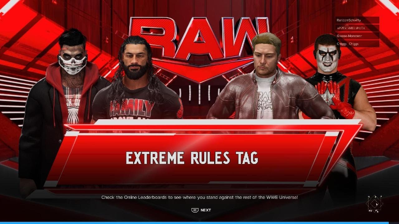 WWE 2K24 RandomSchwifty xP2Ex-xkILLsHoTx vs Grease-Monsterrr Chiggy ...