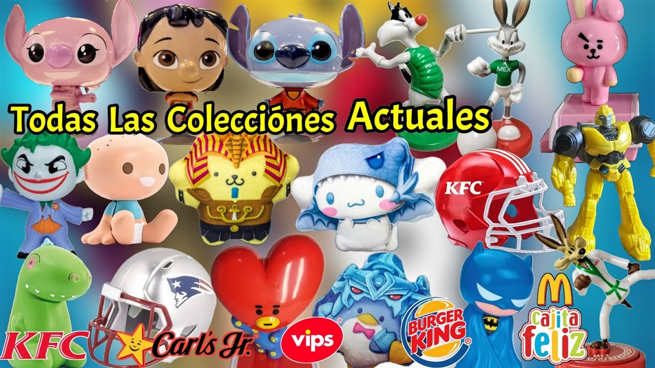 Mcdonalds Yu-Gi-Oh/KFC Rugrats y NFL/Lilo y Stitch VIP'S/Burger King ...