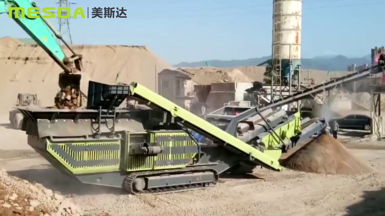 Mesda Mobile Crusher Mesda Mobile Crushing plant - YouTube