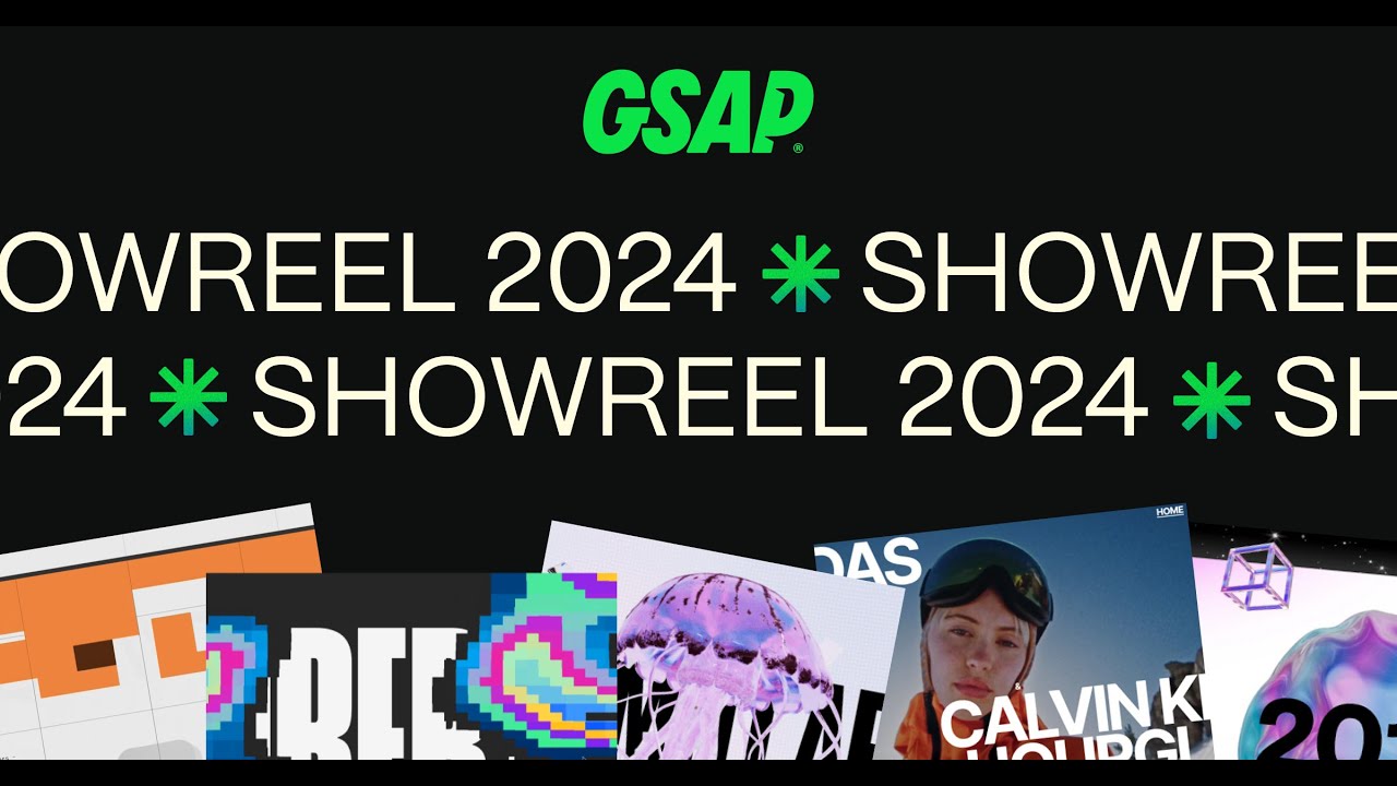 GSAP Showreel 2024 - YouTube
