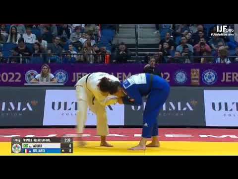 [Judo] AGUIAR M. (BRA) vs BELLANDI A. (ITA) 78Kg Jerusalem Master 2022 - YouTube