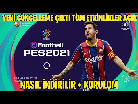 TÜM ETKİNLİKLER AÇIK! PES 2021 MOBİLE YENİ GÜNCELLEME NASIL İNDİRİLİR + KURULUM? Pes 21 Mobile V7