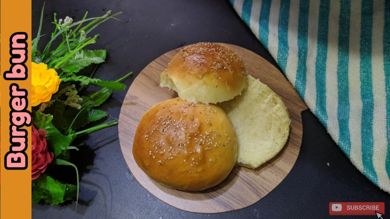 Bun recipe|| Homemade bun recipe|| Burger bun recipe at home - YouTube