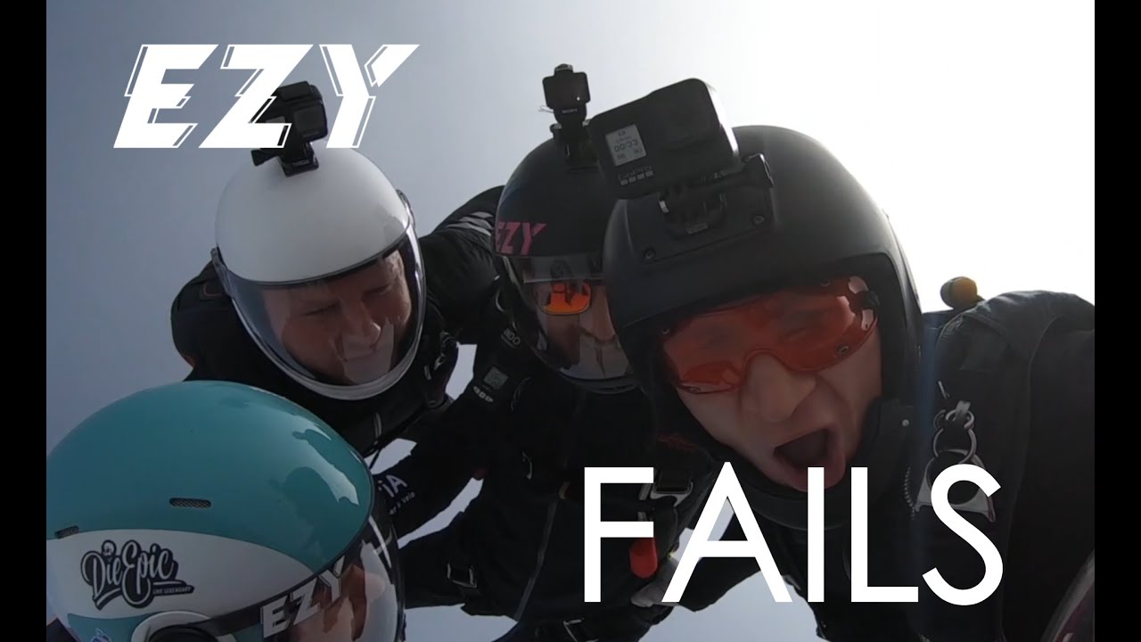Skydive FAILS - EZY fails 2020 - YouTube