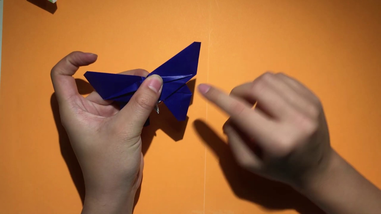 Origami Butterfly for Alice Gray (Michael LaFosse) - Tutorial - YouTube
