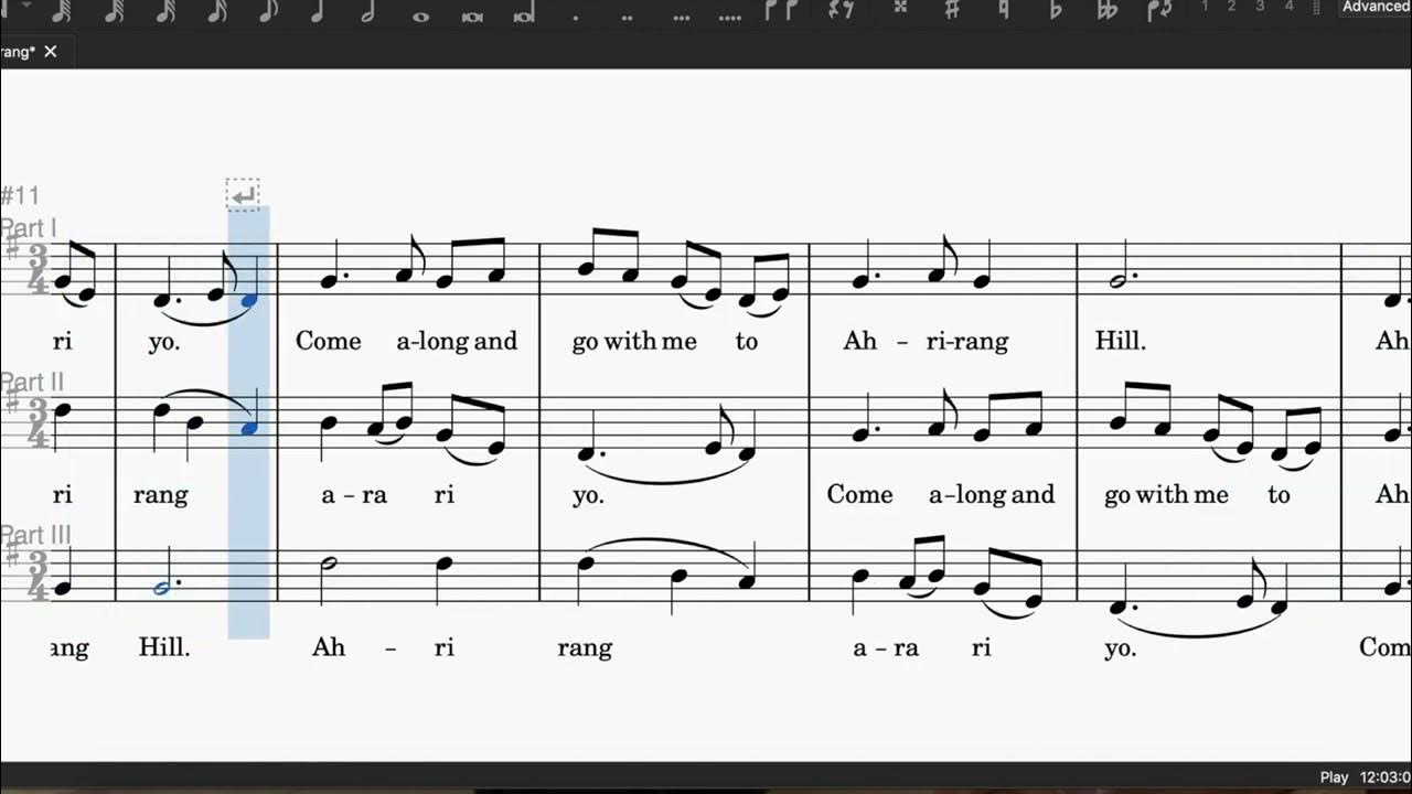 Ahrirang (3-Part Canon) || Korean Folk Song - YouTube