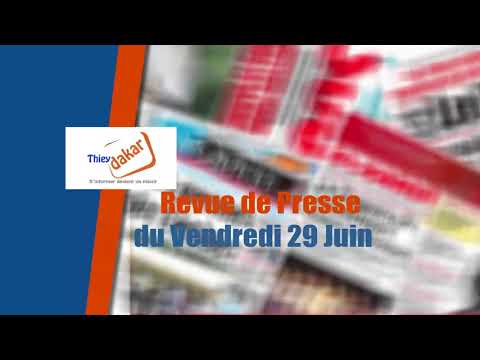 Revue de Presse Rfm du Vendredi 29 Juin 2018 Avec Mamadou Mouhamed Ndiaye
