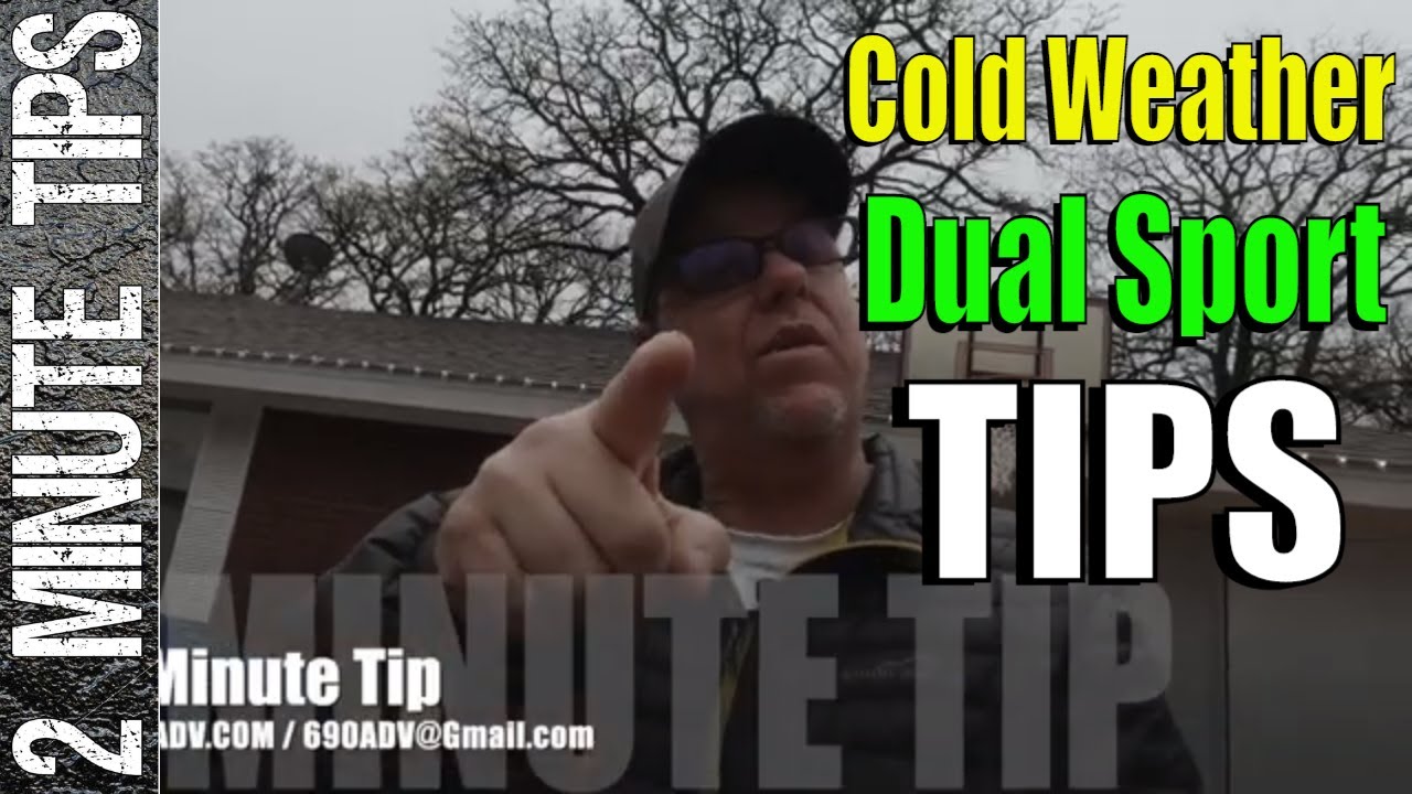 Dual Sport Motorcycle Cold Weather Tip things to think of in Freezing ...
