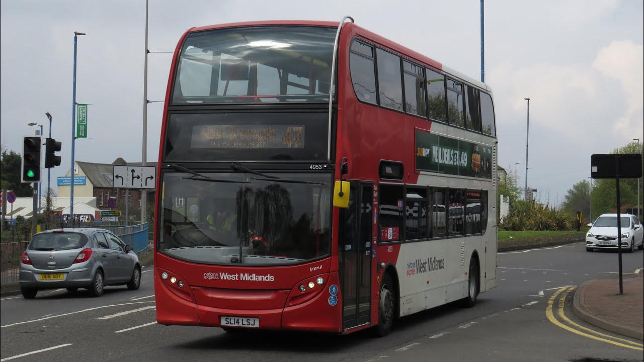 *Route Visual* NXWM Route 47 West Bromwich - Wednesbury - YouTube