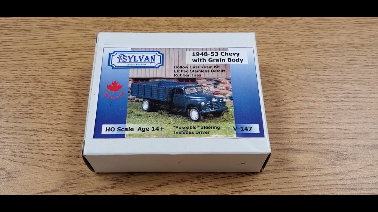 Ho Scale Grain Truck kit from Sylvan Scale Models - YouTube