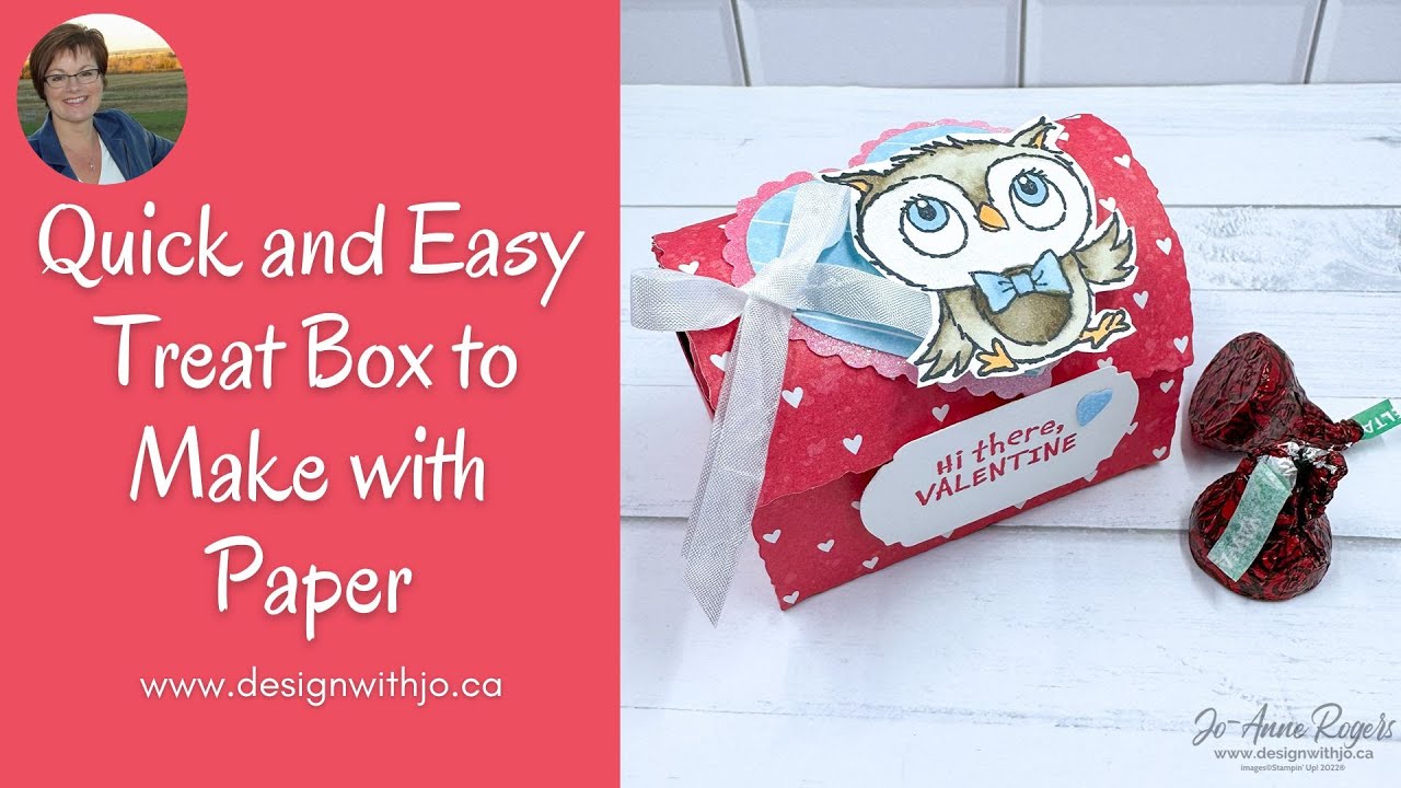 Quick and Easy Treat Box to Make with Paper - YouTube