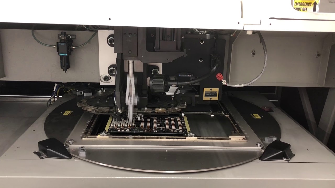 Universal Instruments 6380A 60 Station 230V 1Ph Radial Rad 8 Dual Span ...