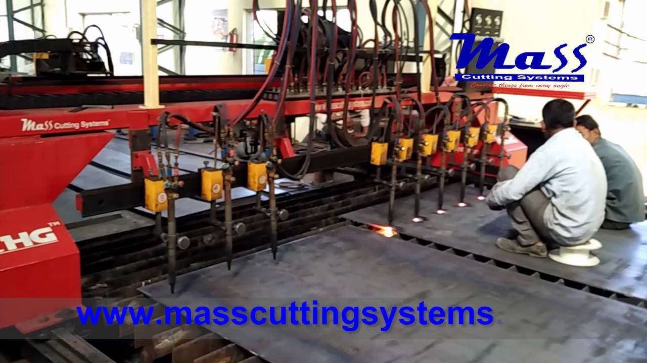 CNC Profile cutting machine - YouTube