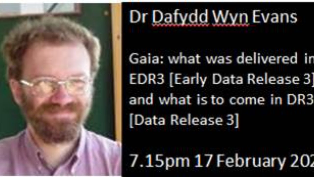 HAS Feb meeting - Dr Dafydd Wyn Evans - Gaia: what was delivered in ...