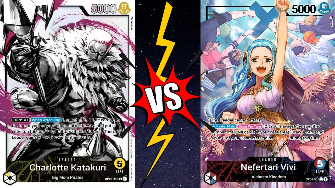 One Piece Card Game: Katakuri vs Vivi [OP-07] - YouTube