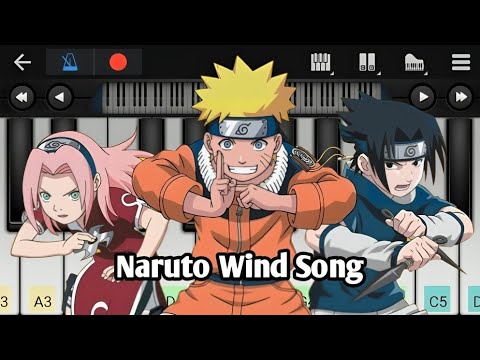 Naruto Ending 1 - Wind | Easy Piano Tutorial - YouTube