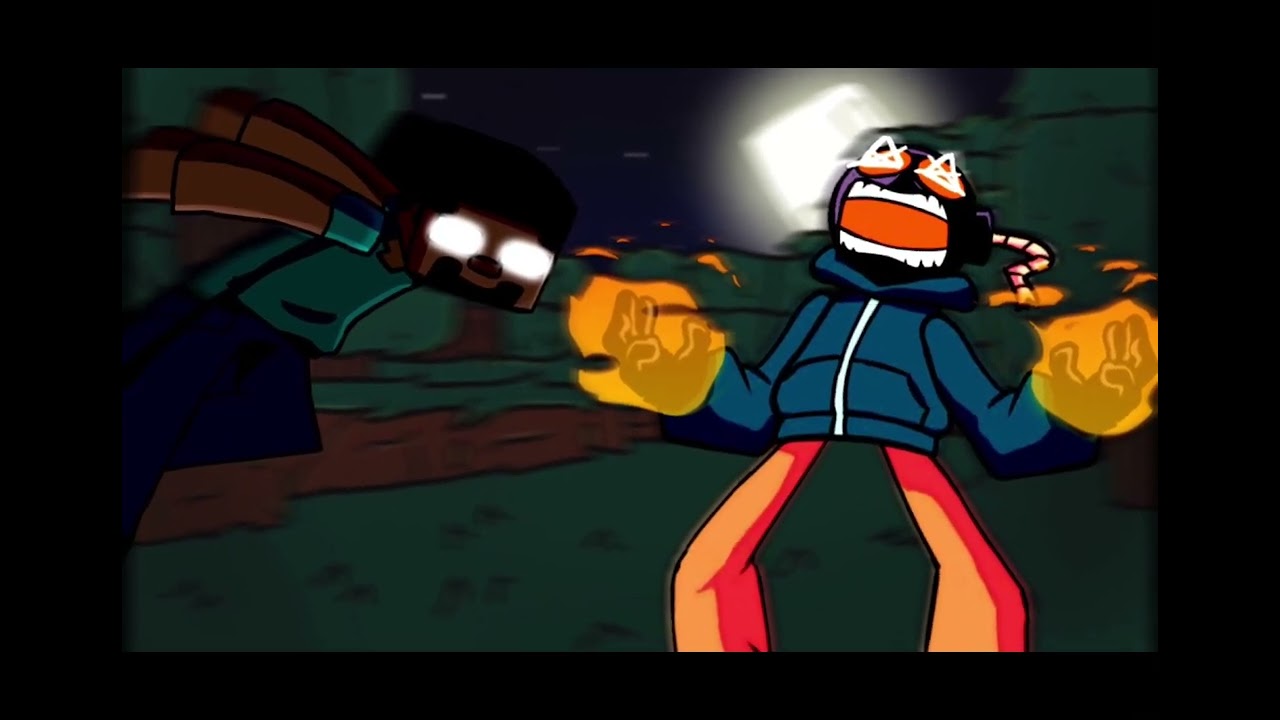 (FNF Mashup)Dangerously Ballistic|Herobrine Vs Whitty - Ballistic x ...