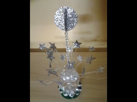 Best Out Of Waste Plastic Bottles and lids converted to Stars and moon ...