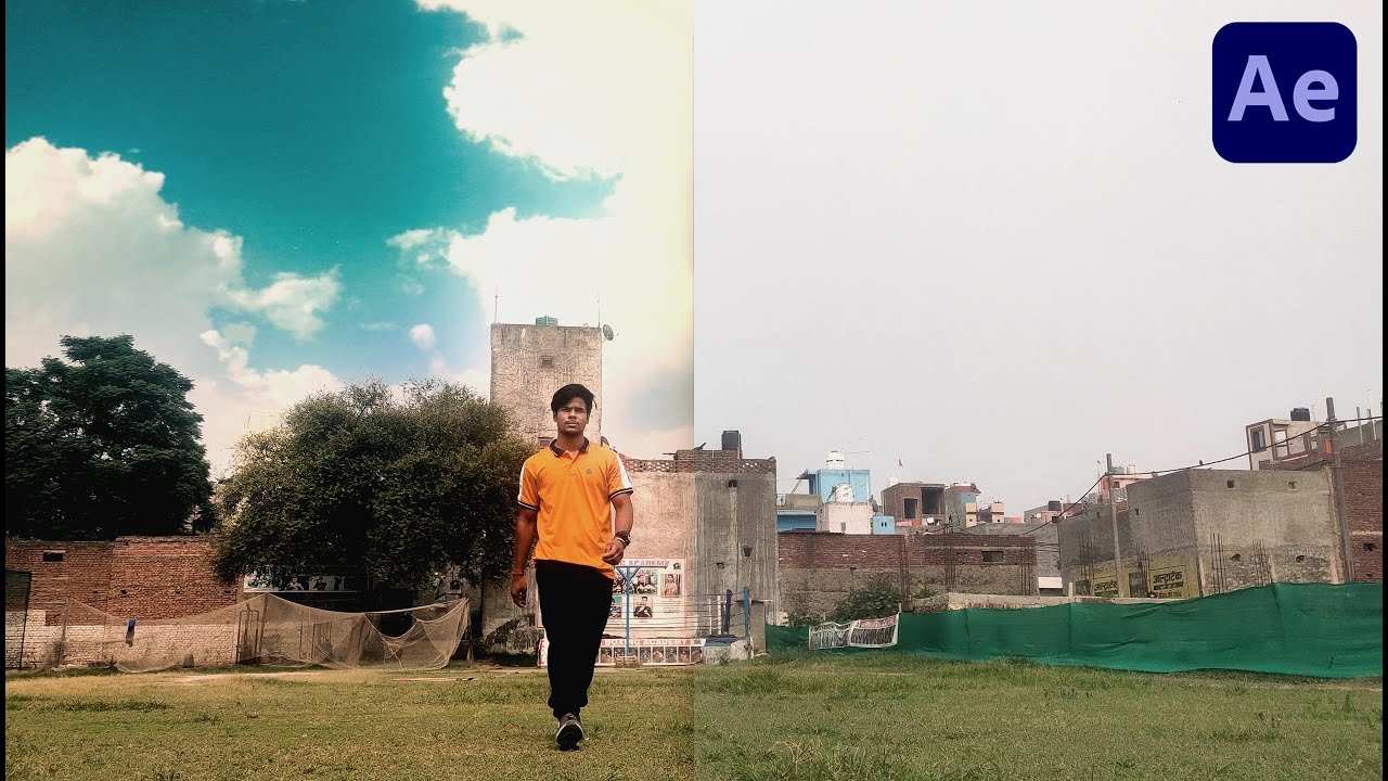 After Effects Sky Replacement Tutorial- After Effects 2021 - YouTube