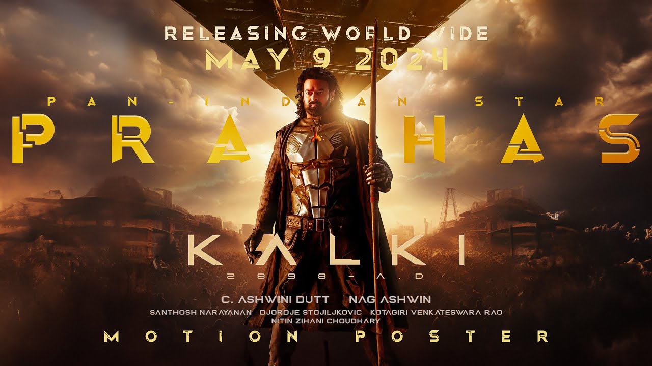 Kalki 2898 AD - Motion Poster Teaser Trailer | Prabhas, Amitabh, Kamal ...