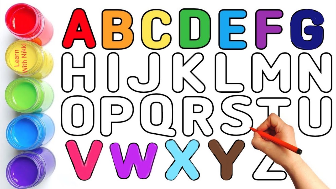 How to write uppercase letters from A to Z, Alphabet letters for ...