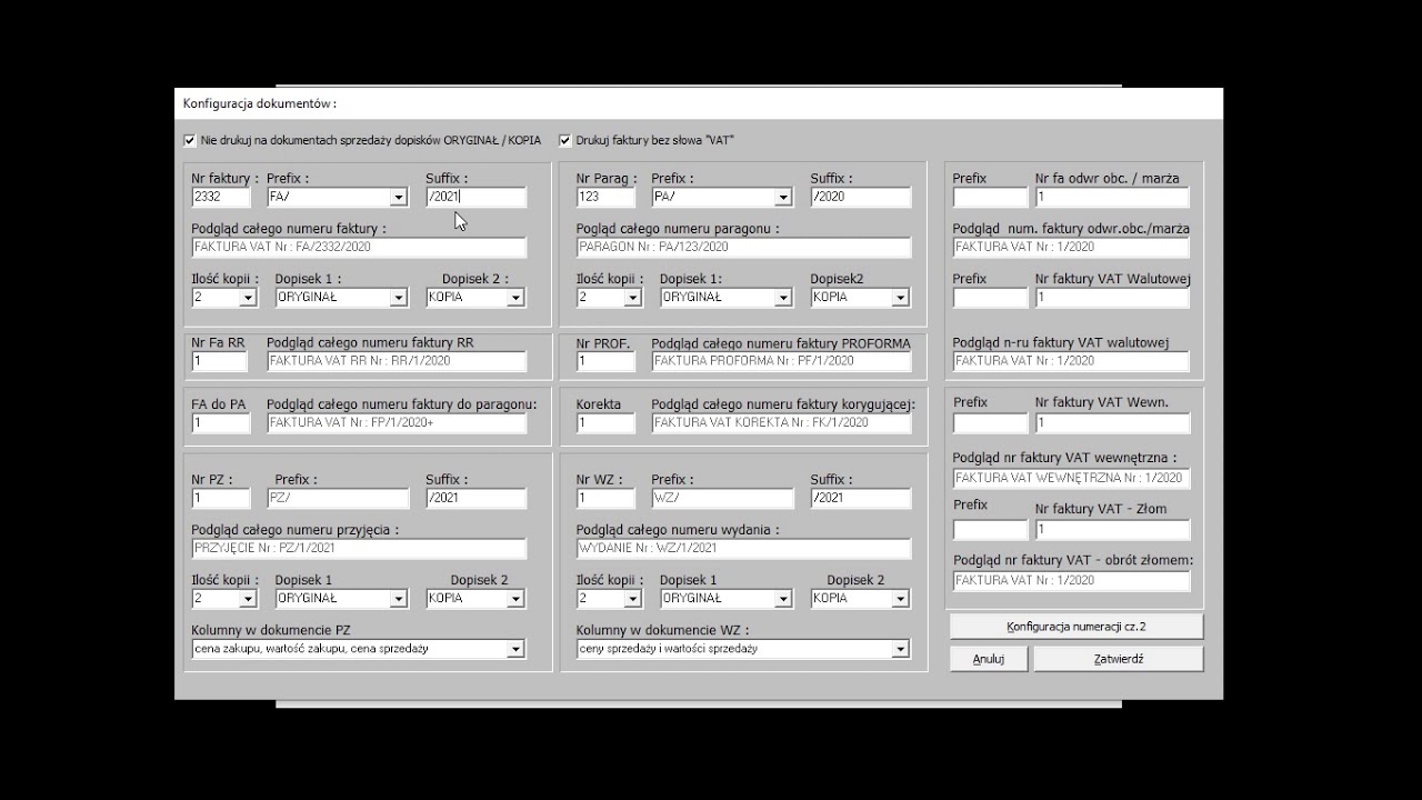 FakturaVAT.net - zmiana numeracji dokumentów - FlySoft.pl - SolidneProgramy.pl - YouTube