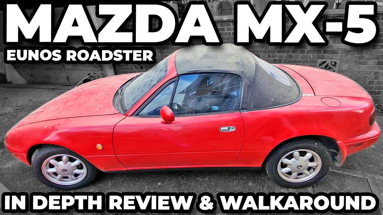Mazda MX5 Walkaround Tour & Review - 1989 Import (NA) Aka Roadster Eunos - YouTube