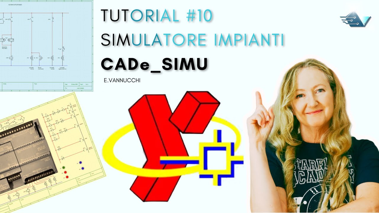 Tutorial CADe_SIMU in italiano lezione #10 programma di disegno e ...