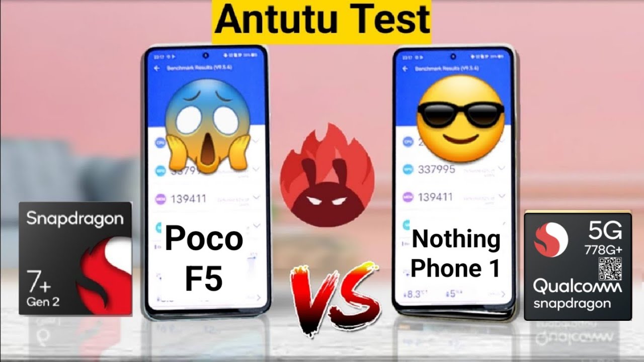 Poco F5 vs Nothing Phone 1 Antutu Test Which is Best 🔥🔥🔥#pocof5 - YouTube