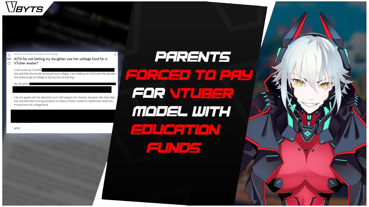 Parents forced to pay for vtuber model with education funds - YouTube