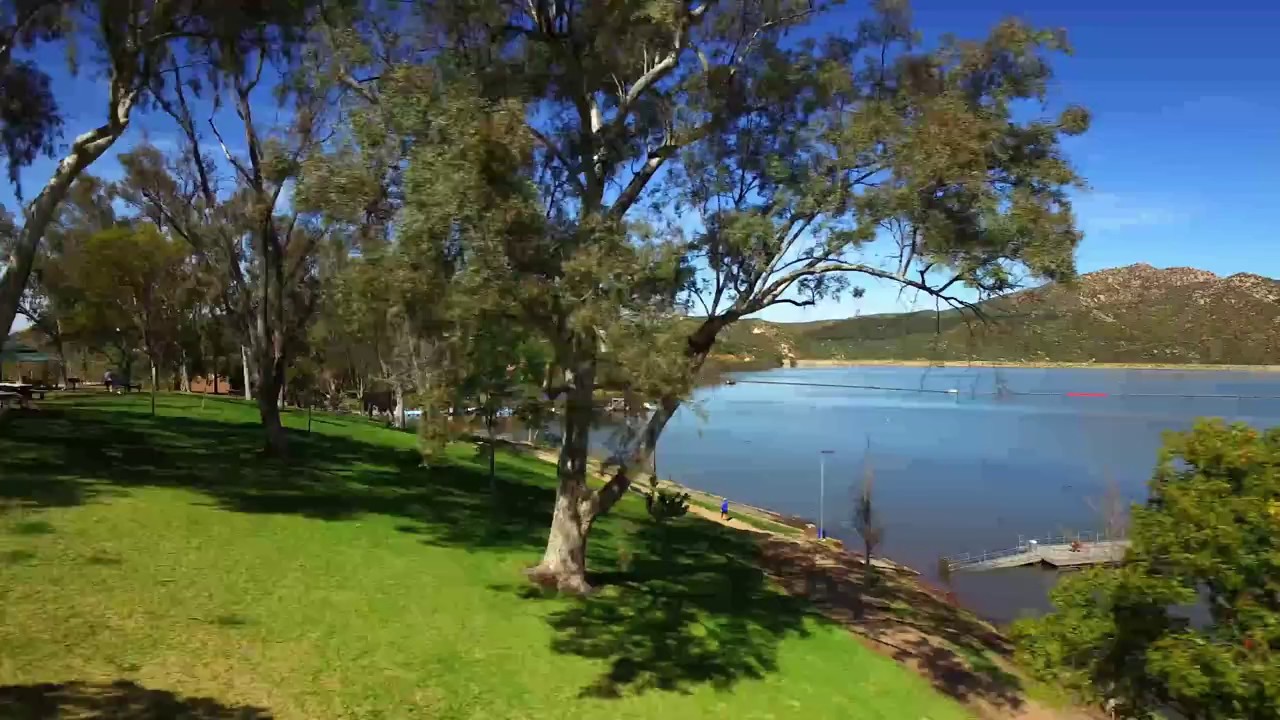 Lake Poway Fly Over - YouTube